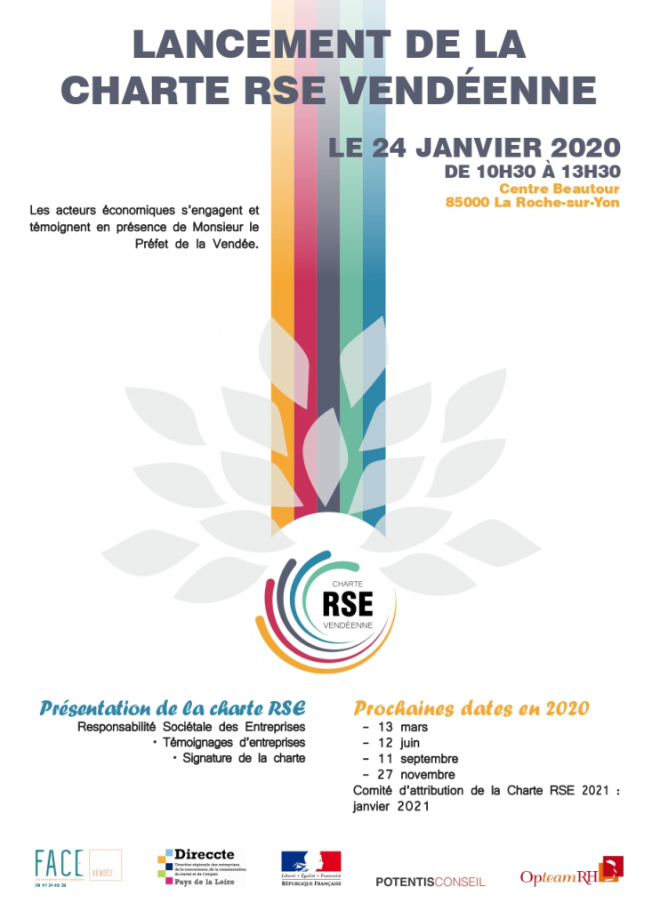 J-4 Lancement de la charte RSE Vendéenne : 24 janvier 2020 - Potentis ...